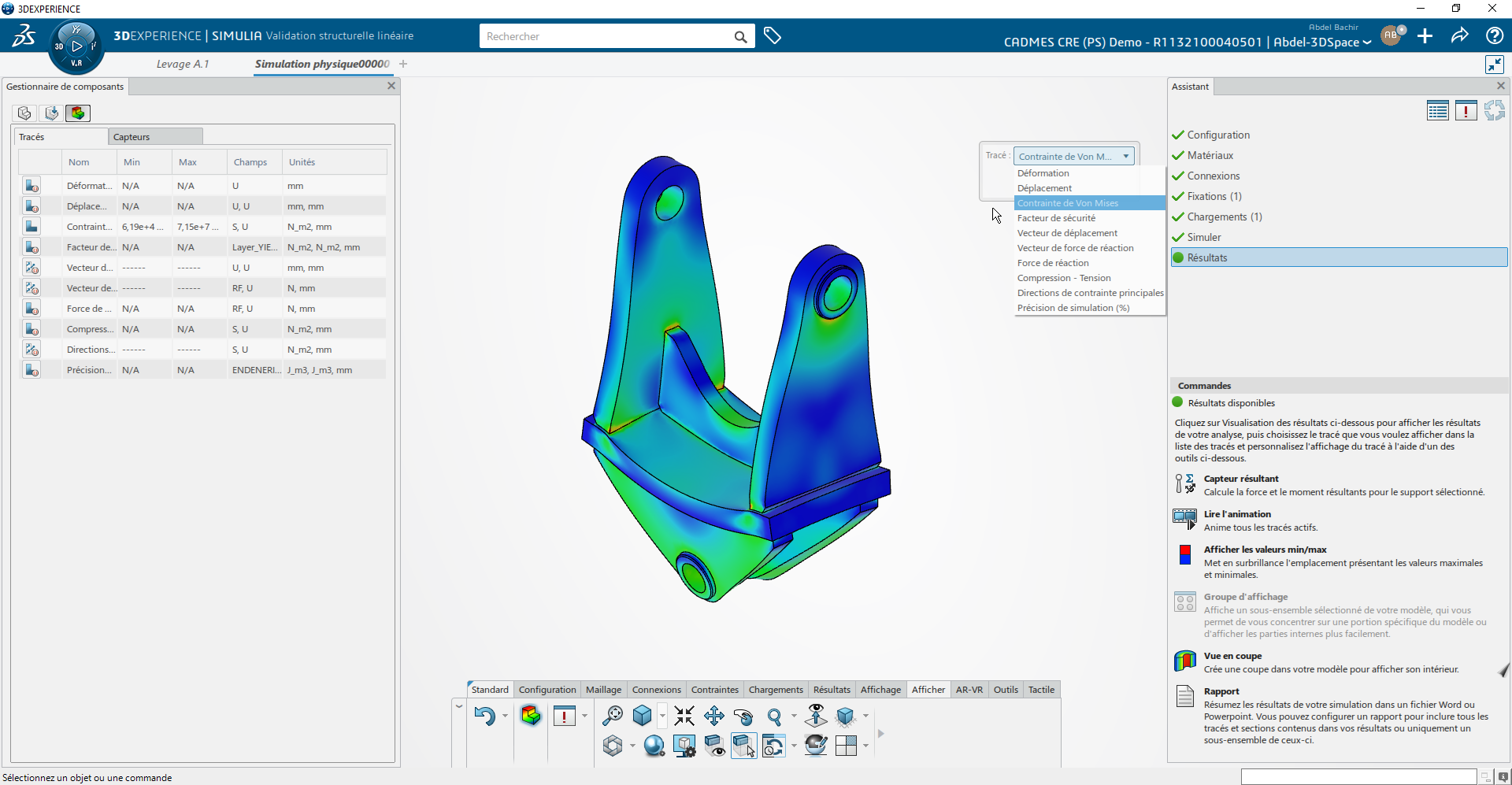 Validez vos conceptions sur la plateforme cloud 3DEXPERIENCE via le rôle Structural Designer